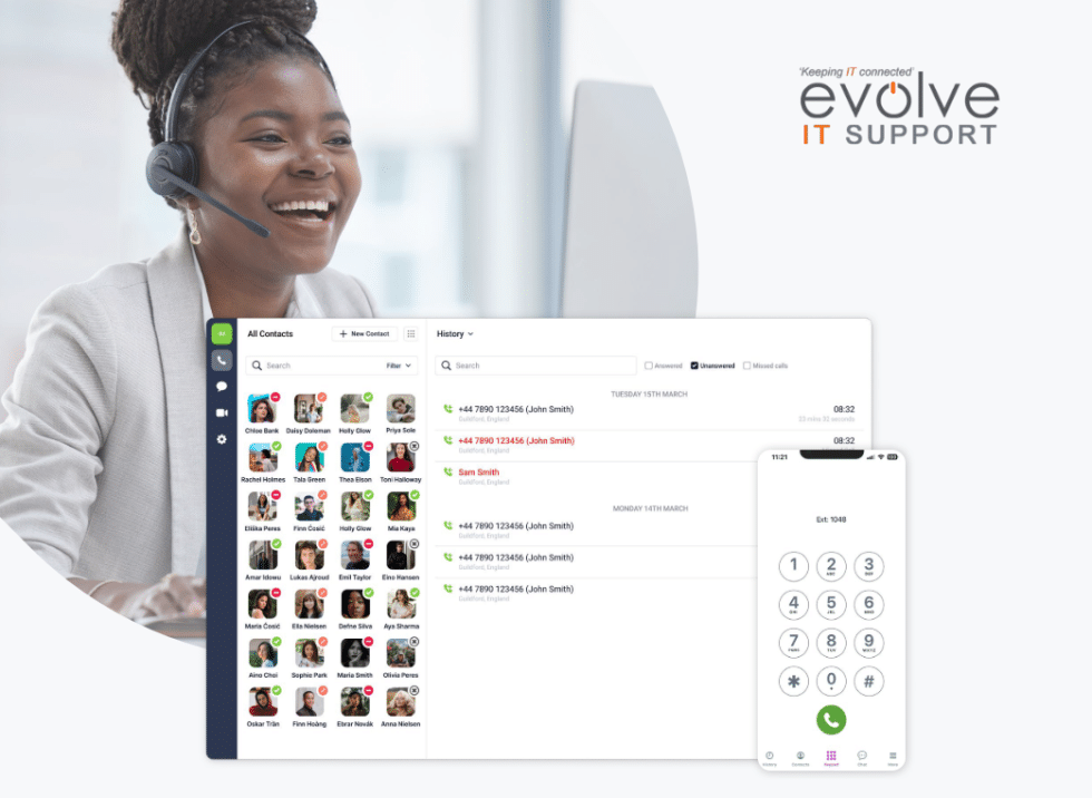 VOIP (voice over IP) services - Evolve IT Support